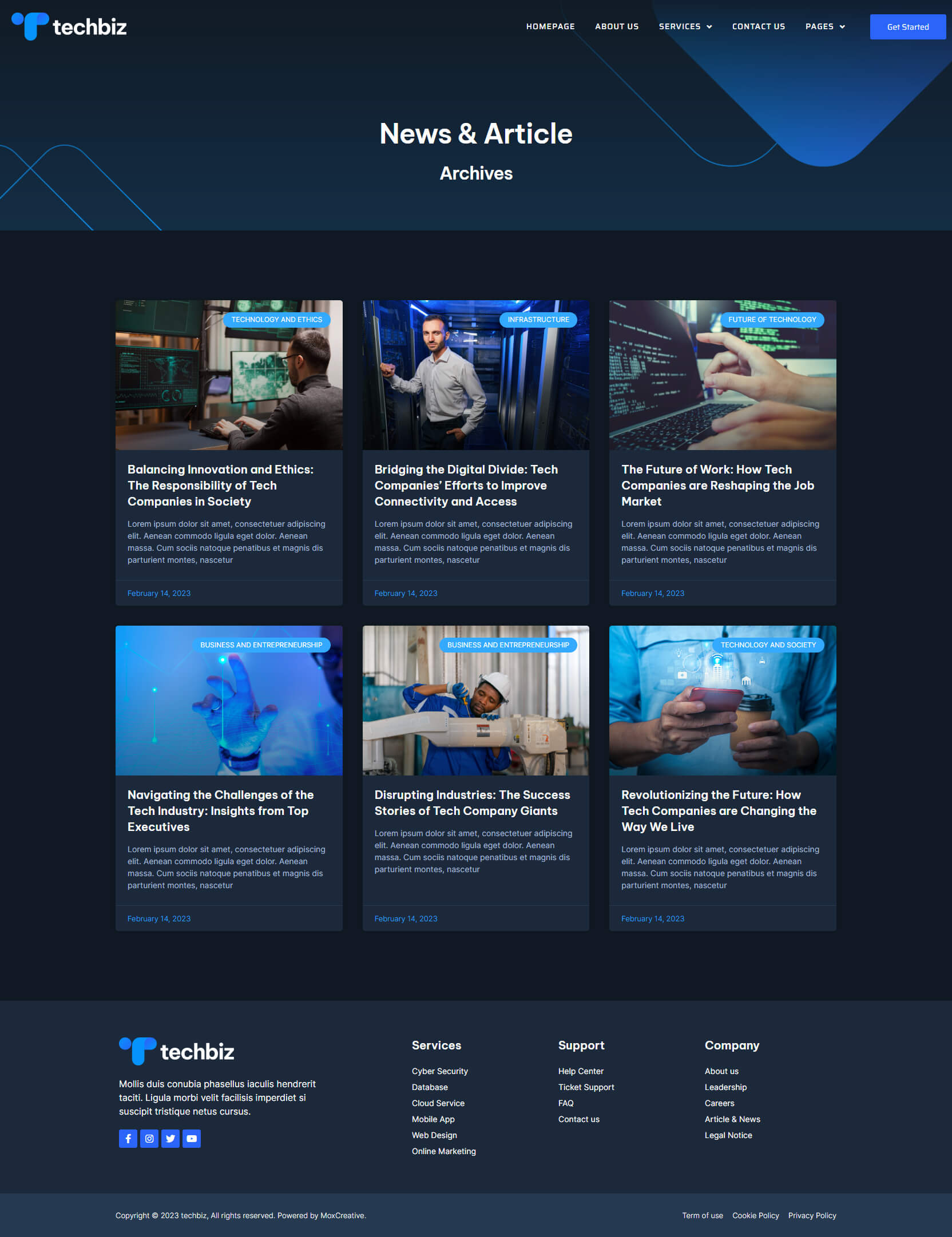 TechBiz - Tech Company Elementor Pro Template Kit by moxcreative | ThemeForest